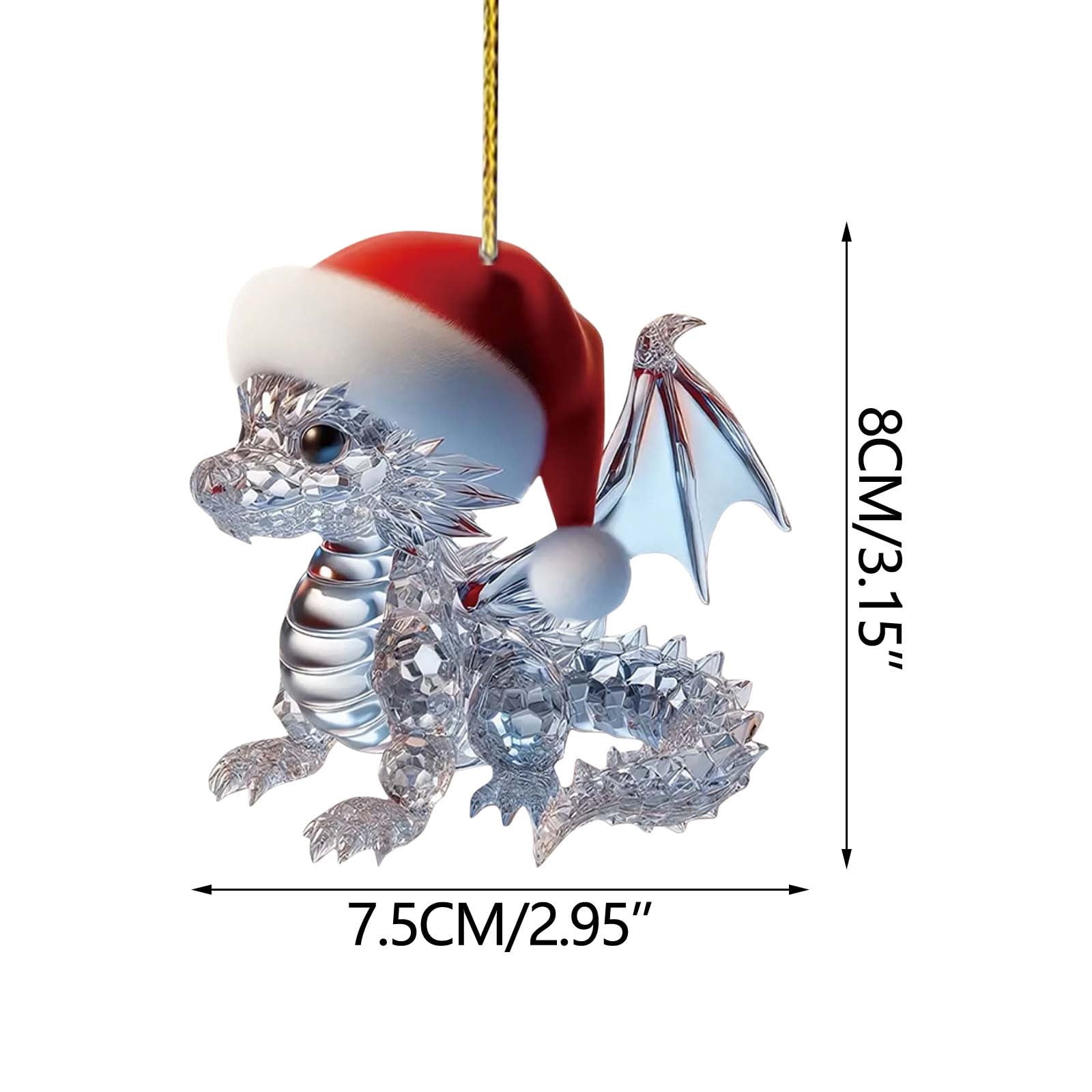 Coollooc Christmas Tree Christmas Decorations Diamond Raccoon Elephant ...