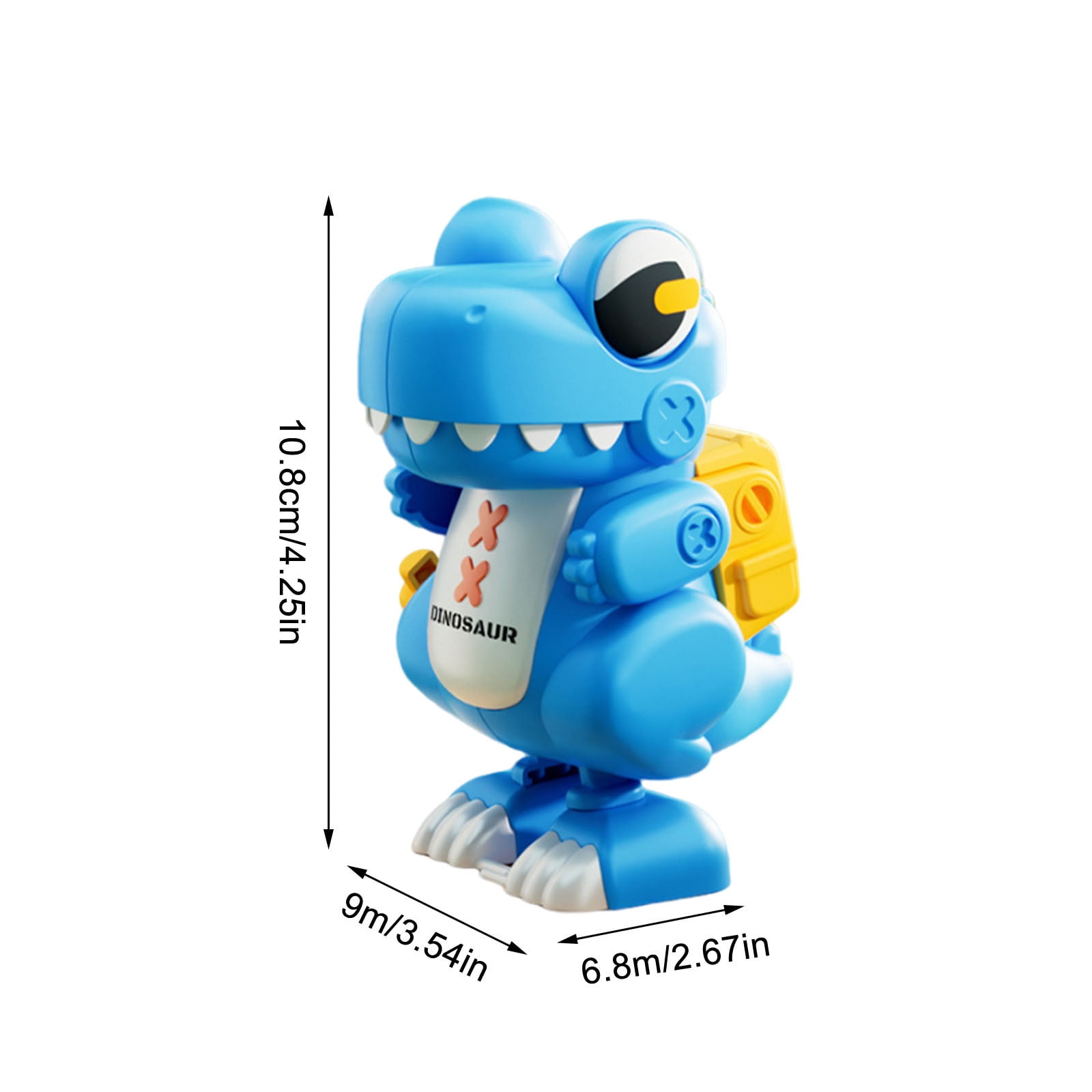 Coollooc Cute Dinosaur Wind-Up Toys for Kids, Dinosaur Clockwork Toys ...