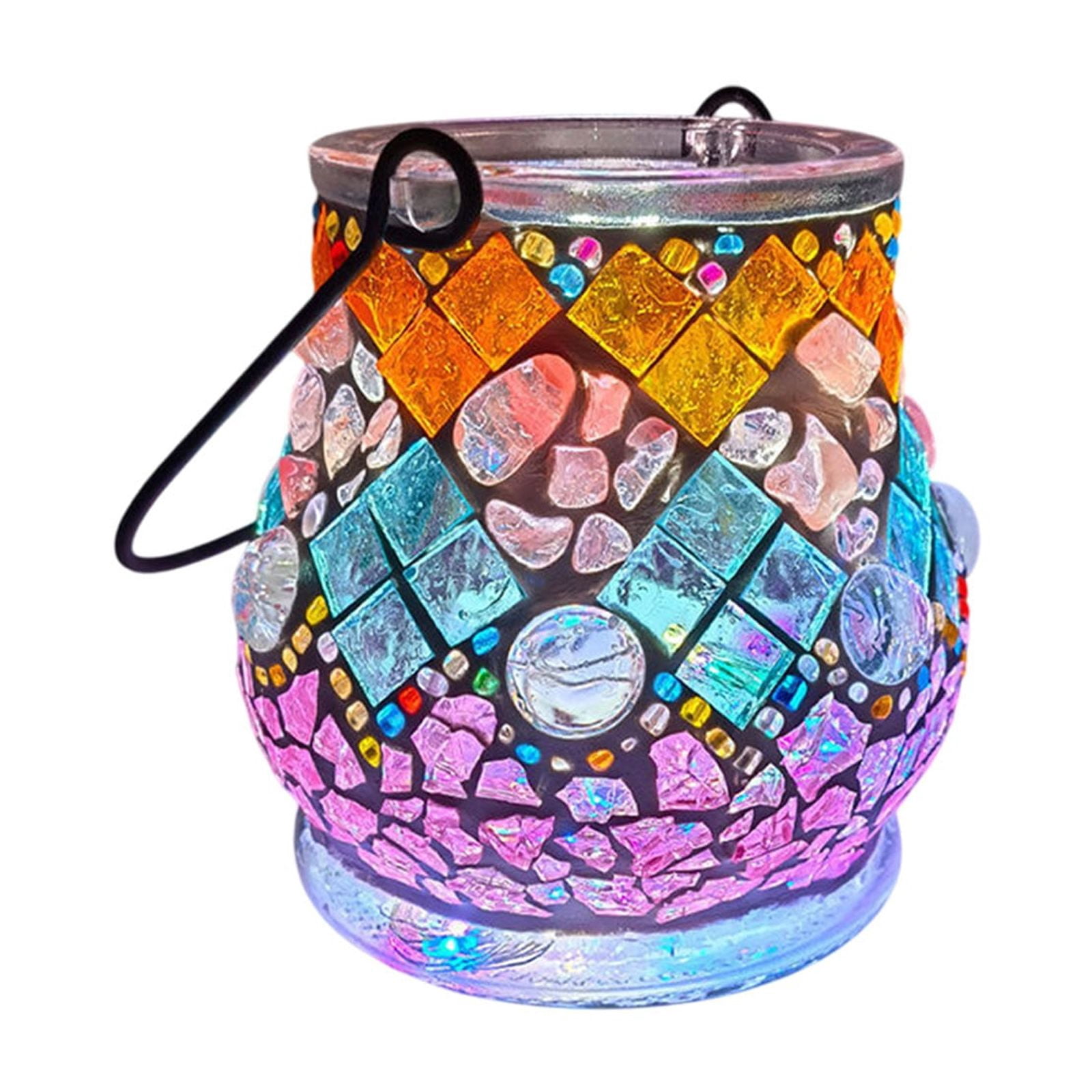 Coollooc DIY Halloween Illuminated Candy Jar Handmade LED Light Craft ...