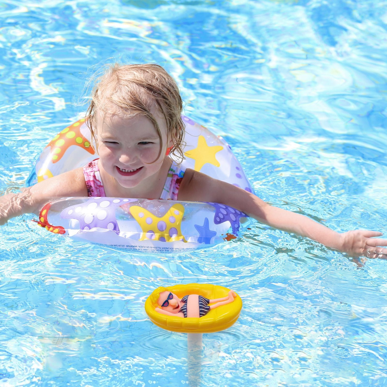 Coollooc Floating Pool Thermometer, Swimming Pool Thermometer, Sinking ...