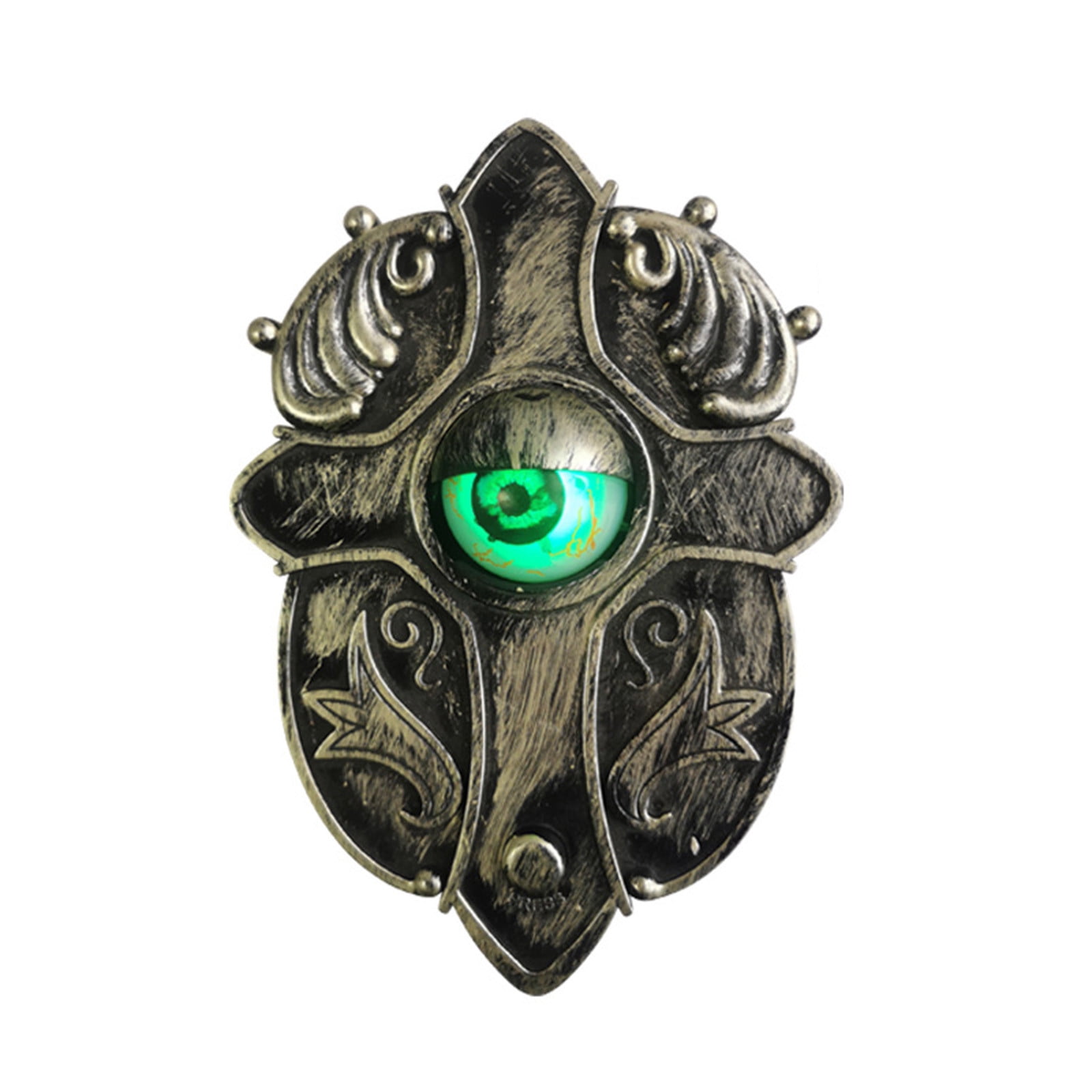 Coollooc Halloween Doorbell Decoration with Eyeball, Haunted Doorbell ...