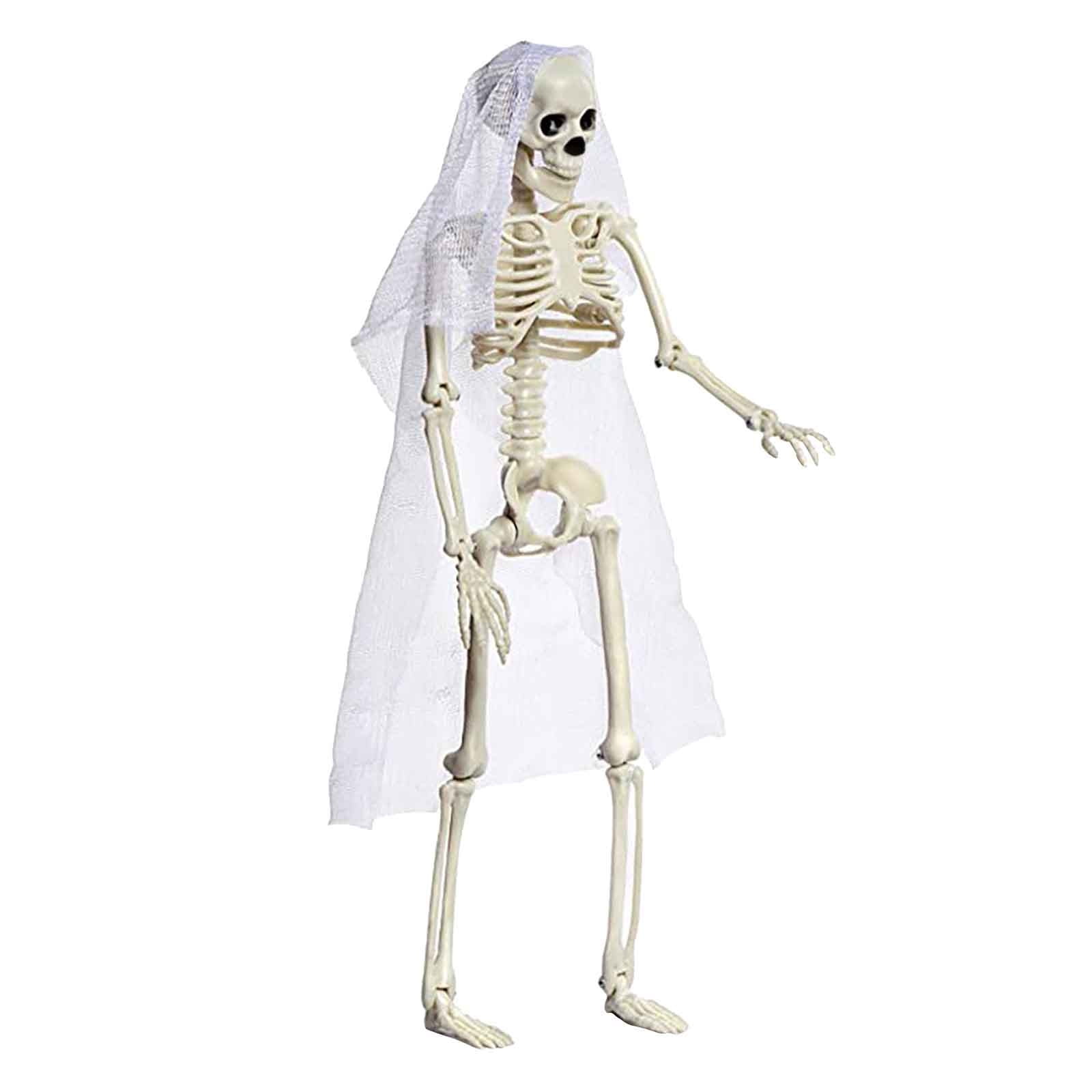 Coollooc Halloween Skeletons Decoration, 16 inch Bride and Groom Full ...