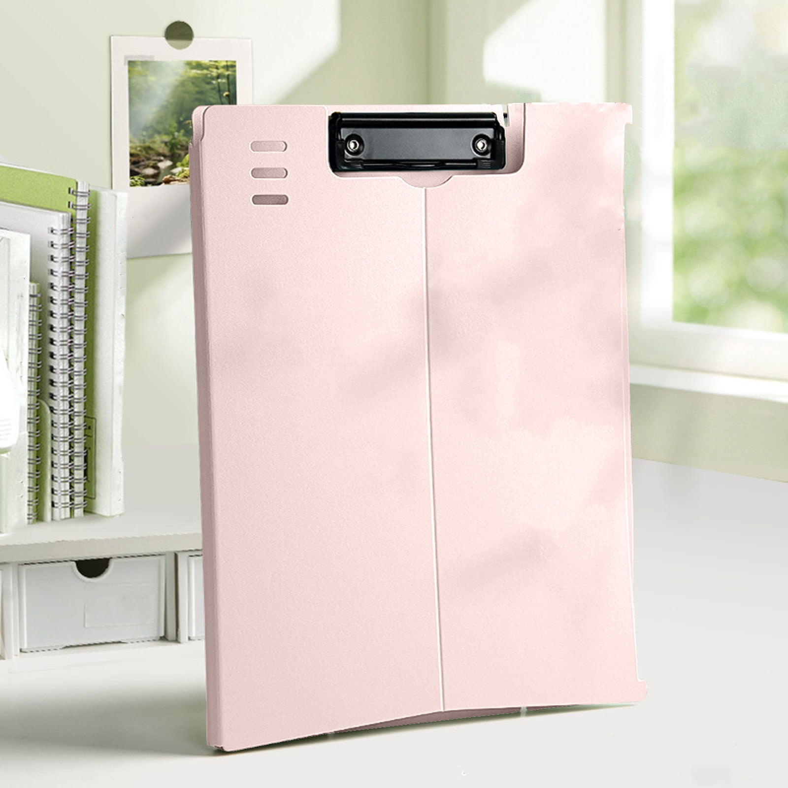 Coollooc Nursing Clipboard Foldable 3 Layers Plastic Pocket Clip Board ...