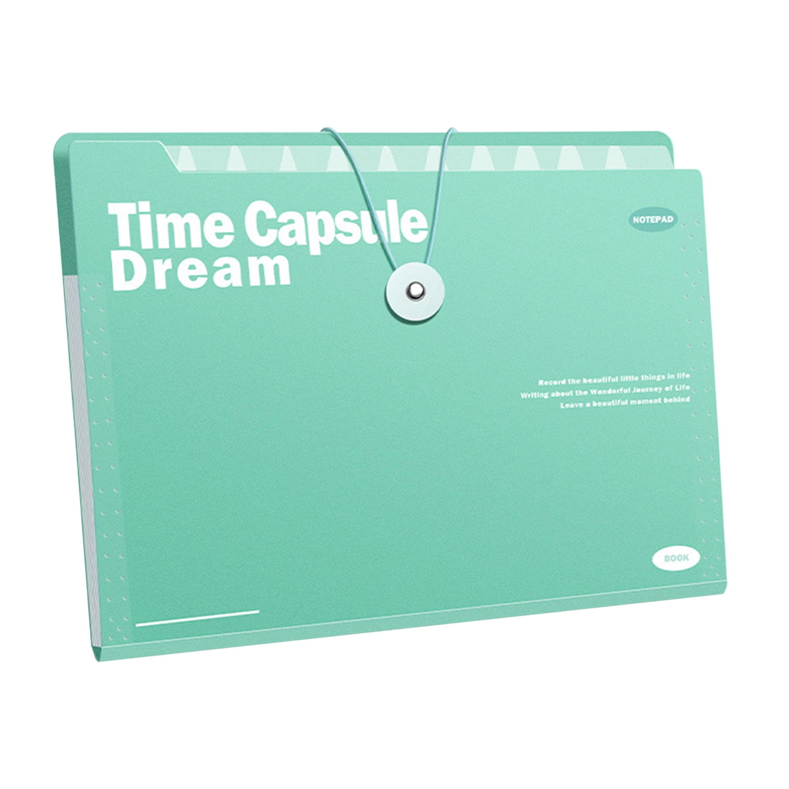 Coollooc Portable File Folder Organizer 5 Pocket Accordion Folder Flap ...