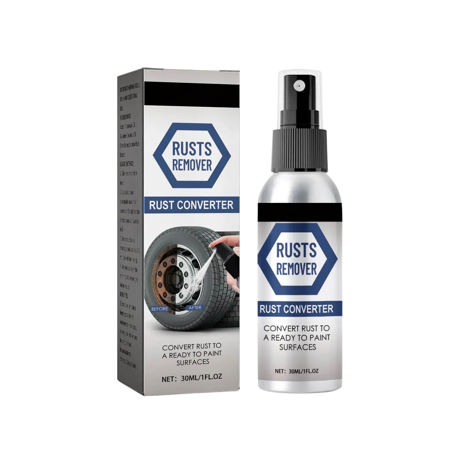 Coollooc Powerful Rust Removal for Metal, Stainless Steel Rust Remover ...
