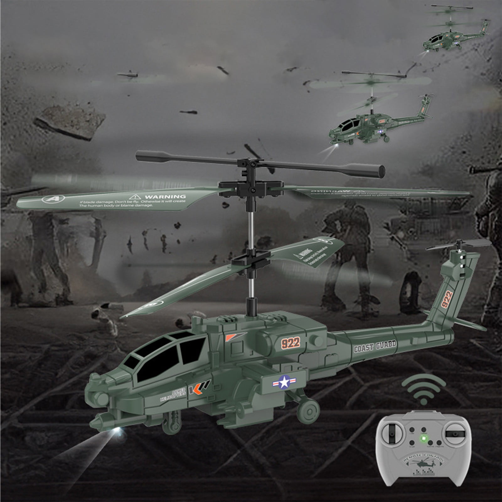 Coollooc RC Helicopter,Remote Control Helicopter with LED Light ...