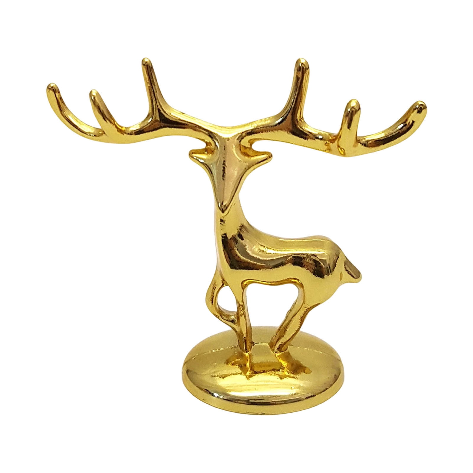 Coollooc Reindeer Statues for Christmas Decorations, Alloy Deer ...