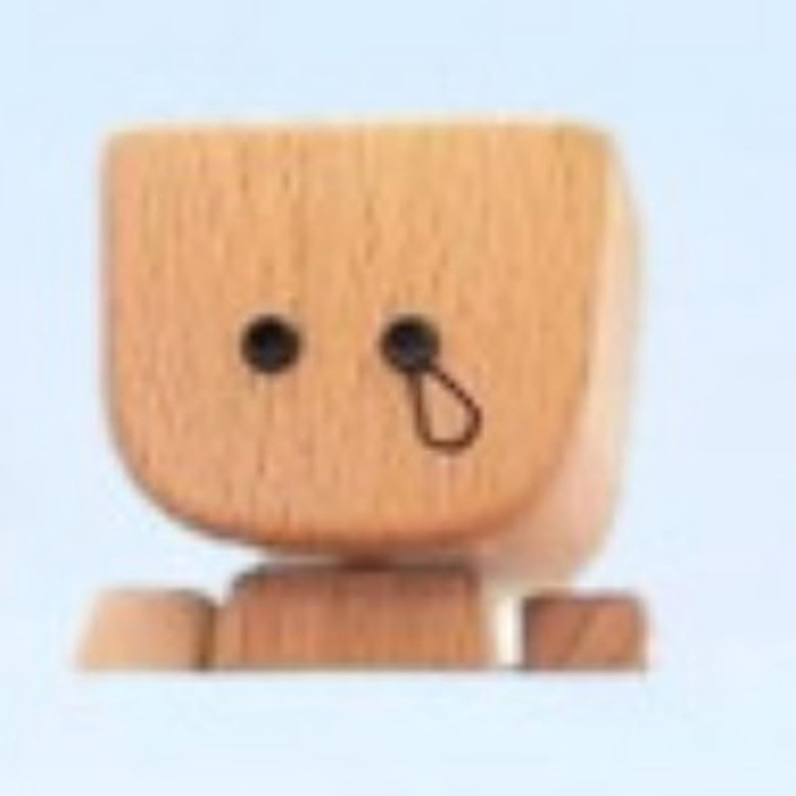 Coollooc Shaking Wooden Man Figurine, Charming Little Wooden Figure ...