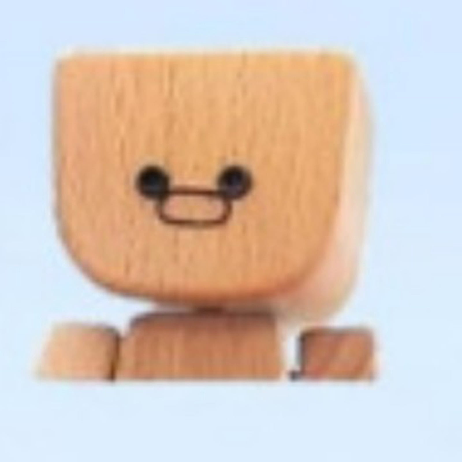 Coollooc Shaking Wooden Man Figurine, Charming Little Wooden Figure ...