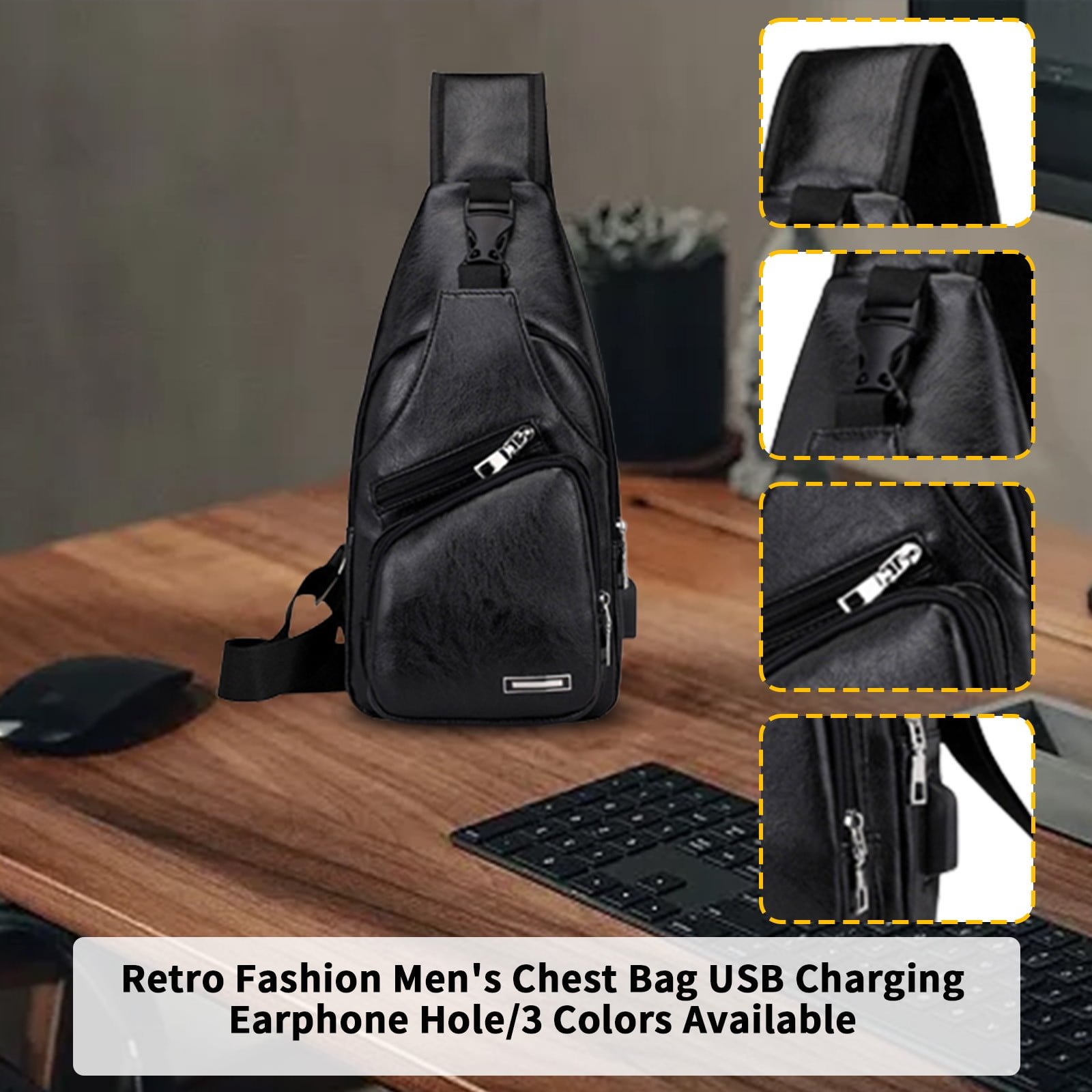 Coollooc Small Sling Backpack Crossbody Sling Bag, Chest Bag Daypack ...