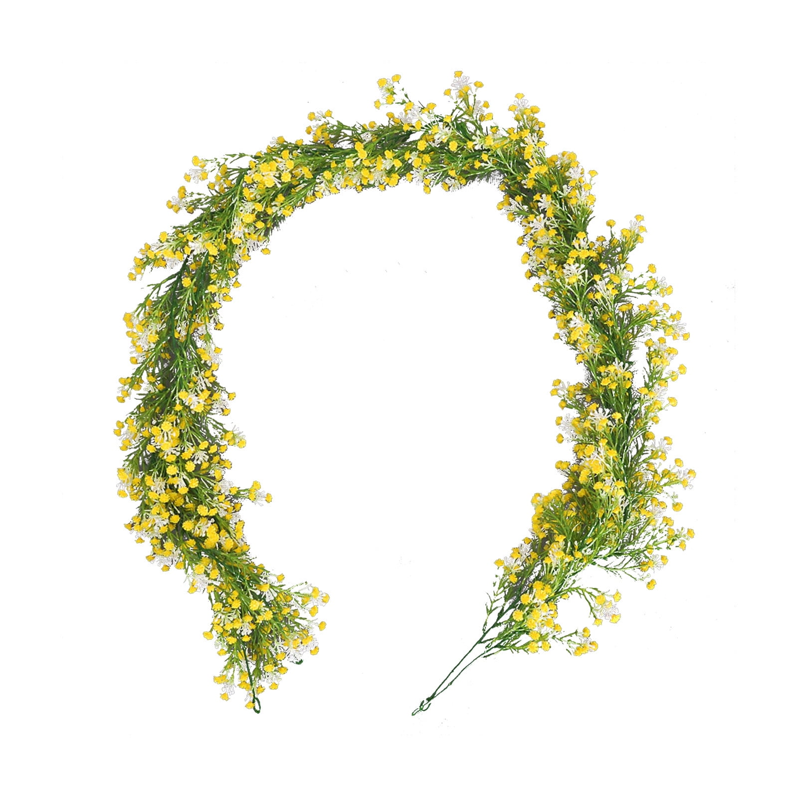 Coollooc Spring Flower Garland, 6FT Not Withering Garland,Wildflower ...