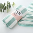 Coollooc Striped Pattern Design Hand Towels, Cotton Highly Absorbent ...