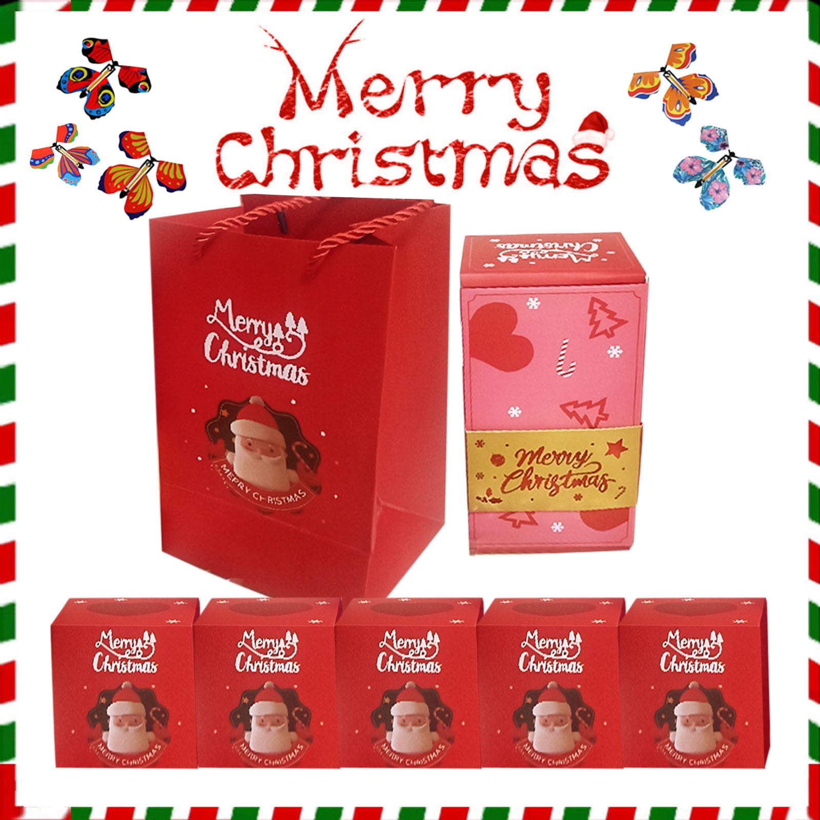 Coollooc Surprise Box Gift Box for Money, Merry Christmas Surprise Gift ...