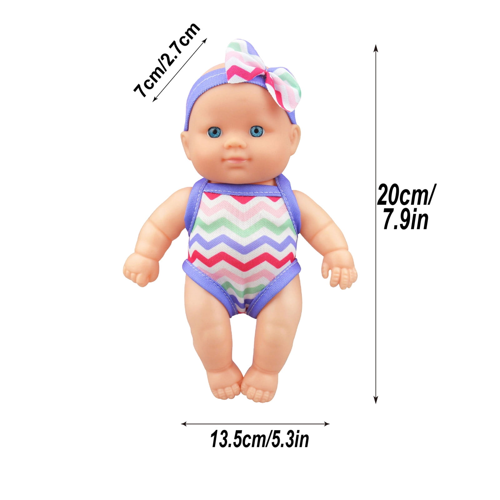 Coollooc Swimming Dolls, Waterproof Swimming Doll, Pool Baby Doll with ...