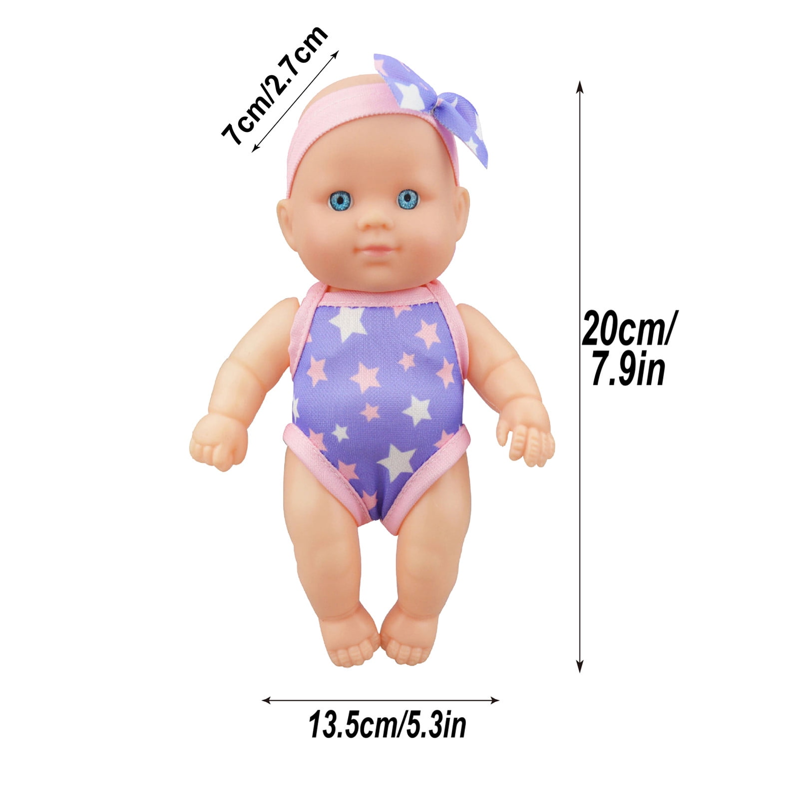 Coollooc Swimming Dolls, Waterproof Swimming Doll, Pool Baby Doll with ...