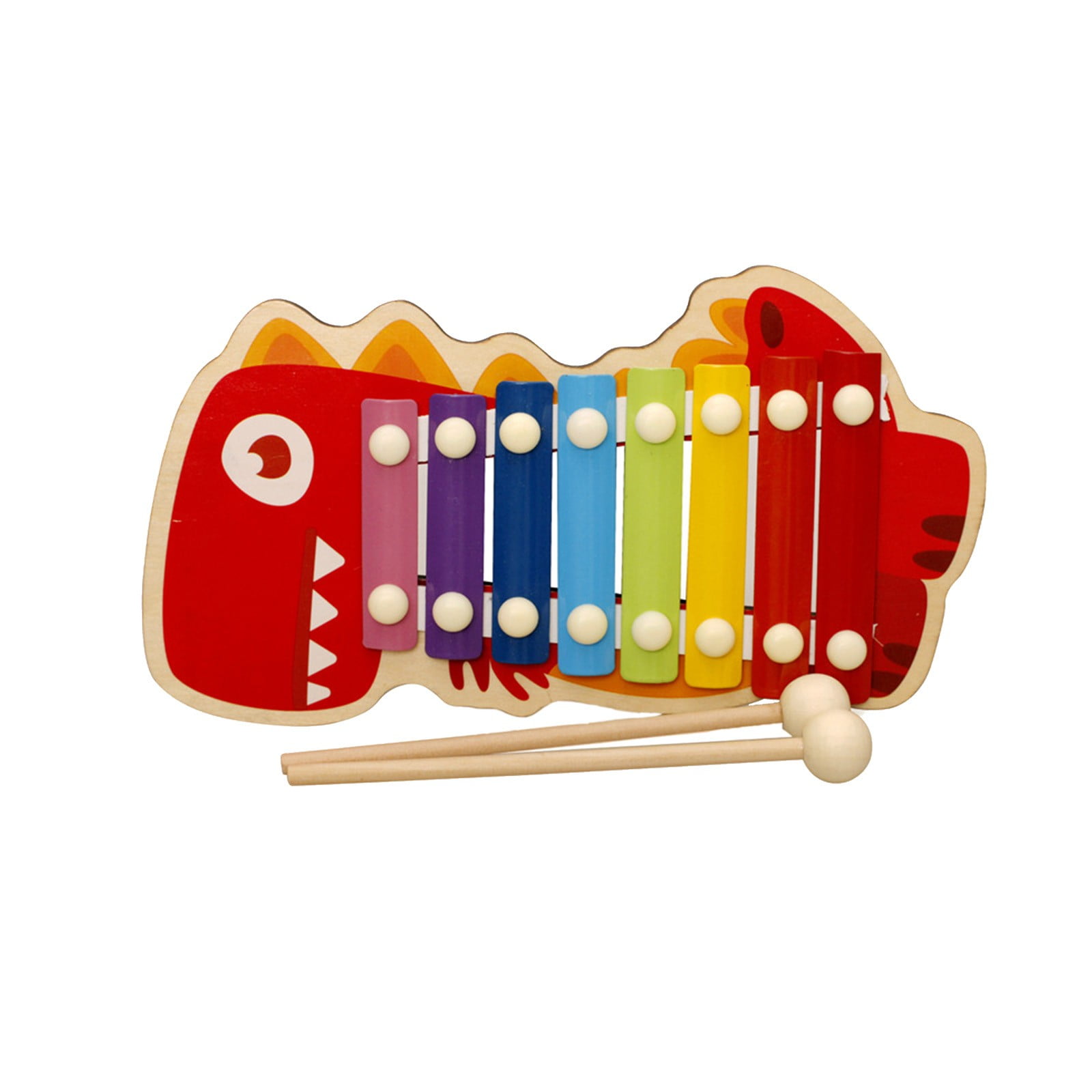 Coollooc Wooden Xylophone for Kids,Toddler Xylophone Toy with 2 Child ...