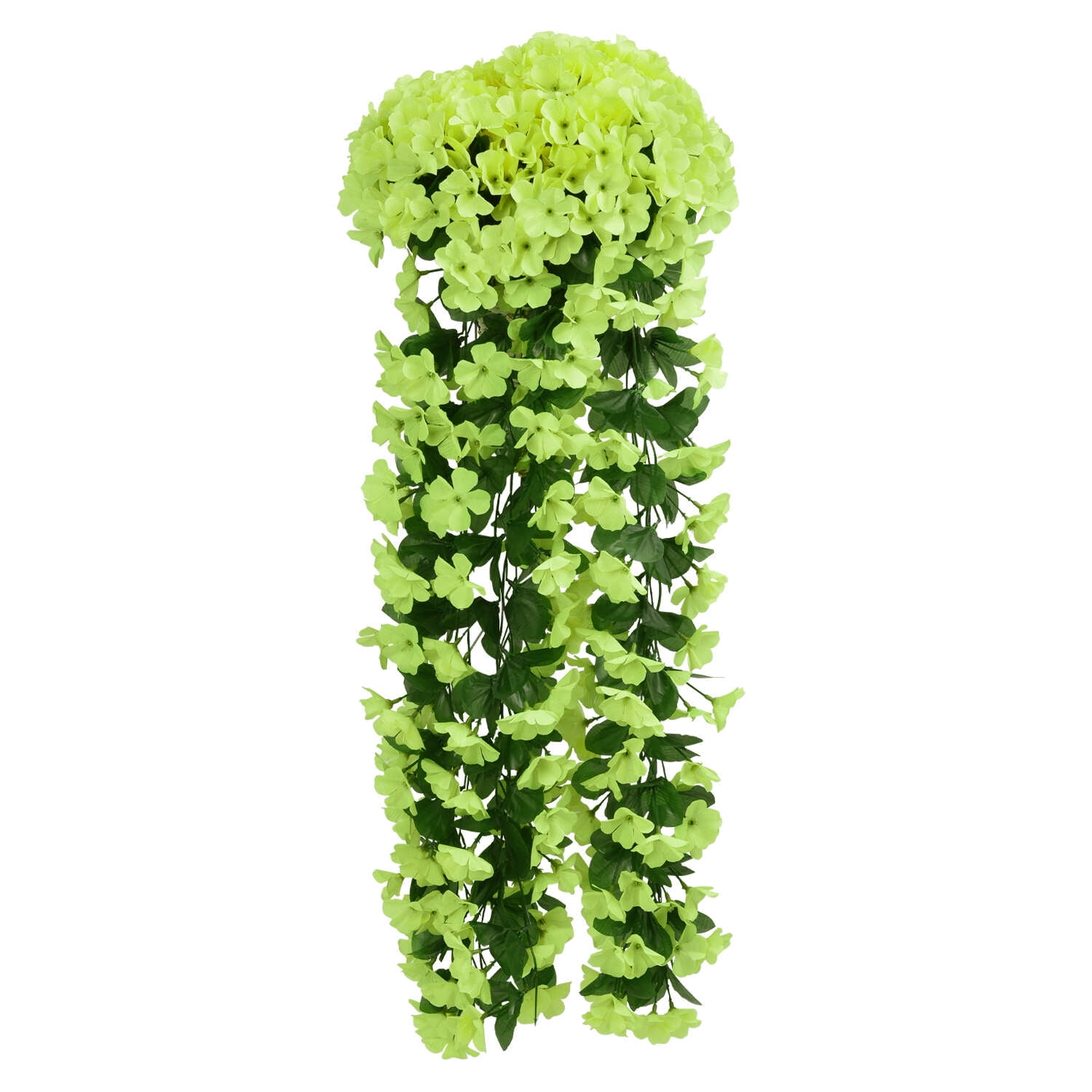 Coolmade 2Pcs Artificial Fake Hanging Flowers Plants with Metal Hanger ...