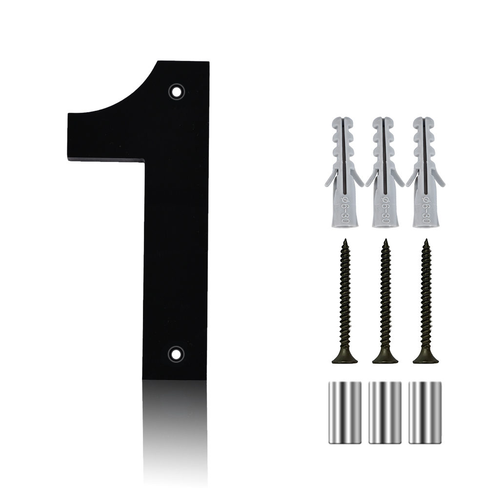 Architectural Mailboxes 4" Brass Floating House-Number 4 - Walmart.com