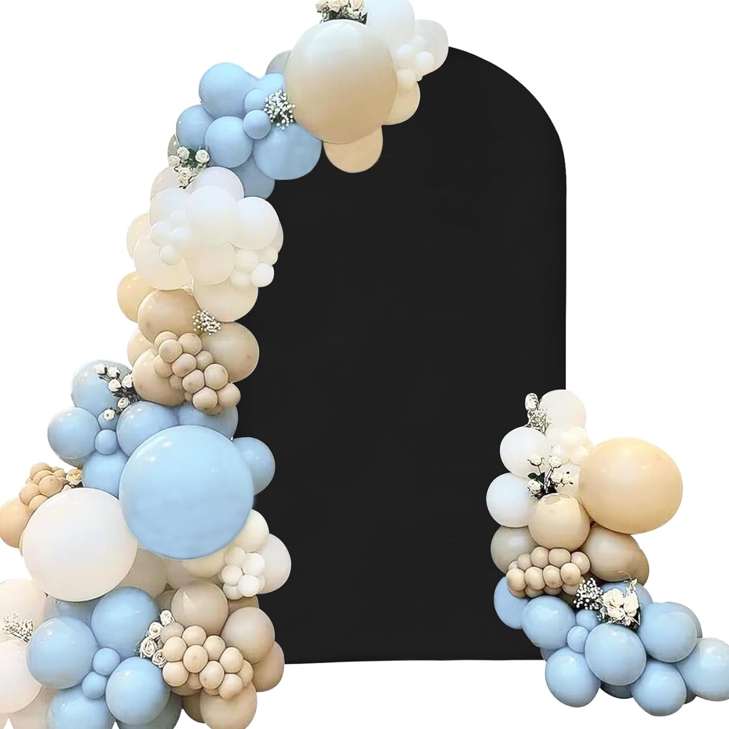 Coolmade Wedding Arch Cover 5ft Spandex Fitted Wedding Arch Stand Cover ...