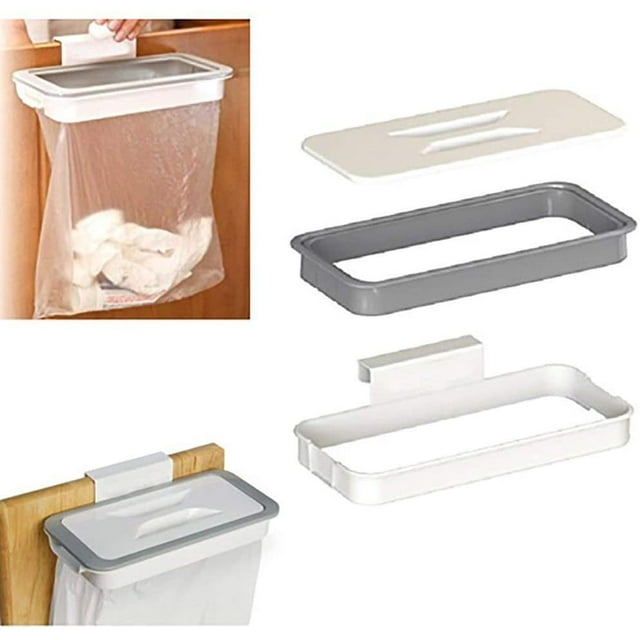 Coolmade Attach A Trash - Hanging Trash Bag Holder,Cupboard Door Back ...