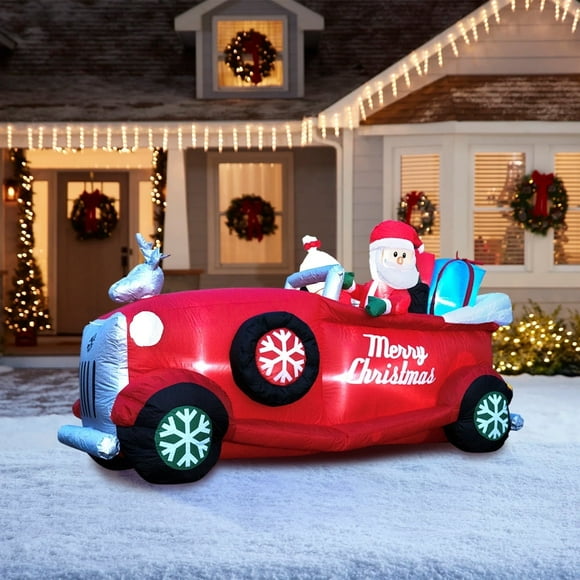 Christmas Inflatables in Outdoor Christmas Decorations - Walmart.com