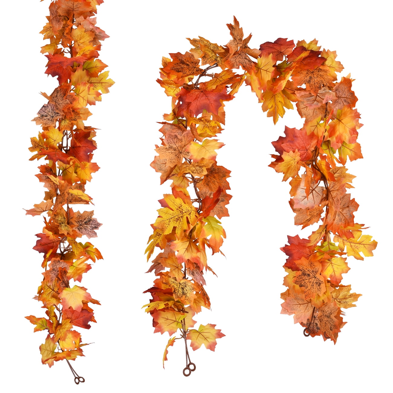 "Coolmade Artificial Maple Leaf Fall Garlands, Autumn Decor, 3 ...