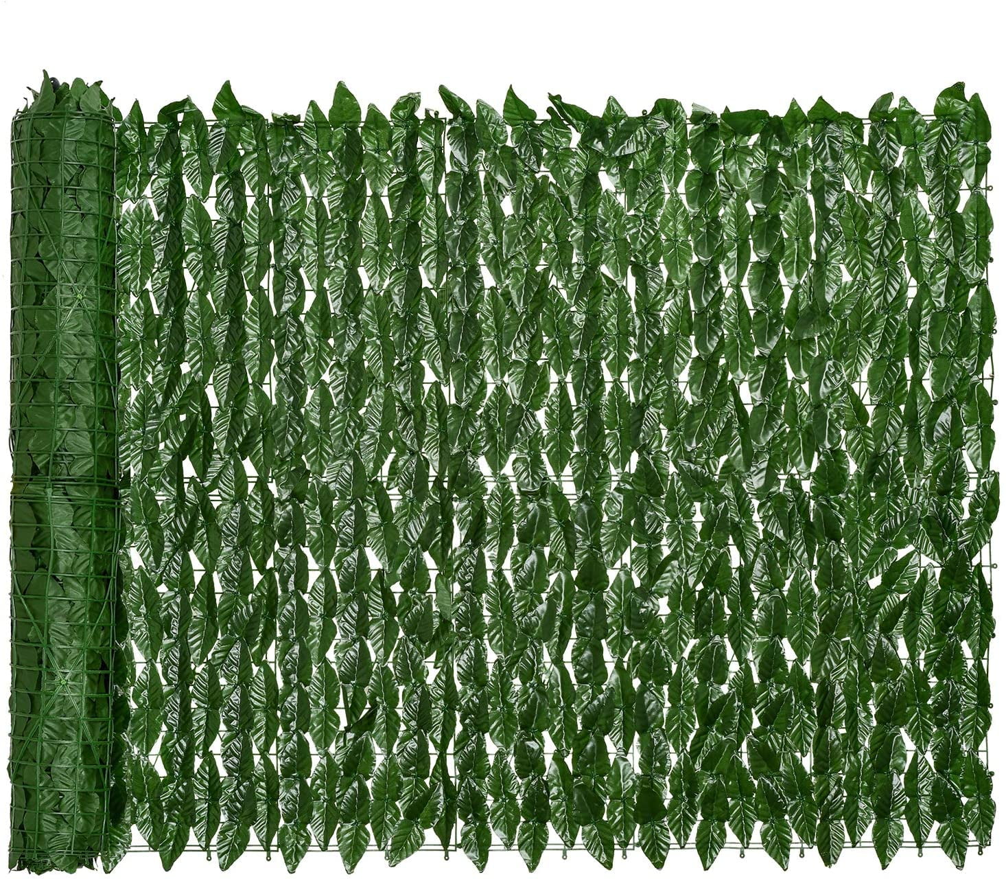 Coolmade Faux Ivy Privacy Fence 118x78.8 inch, Outdoor Garden Vine Leaf ...