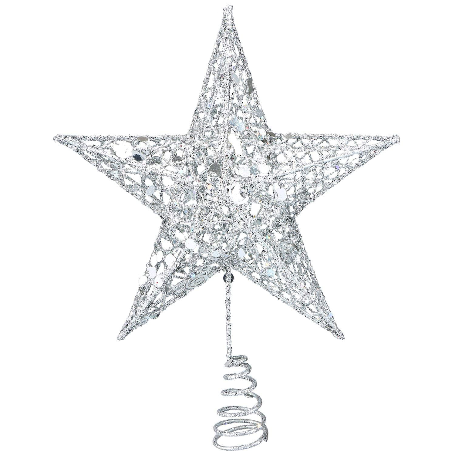 Christmas Tree Star Topper Clip Art