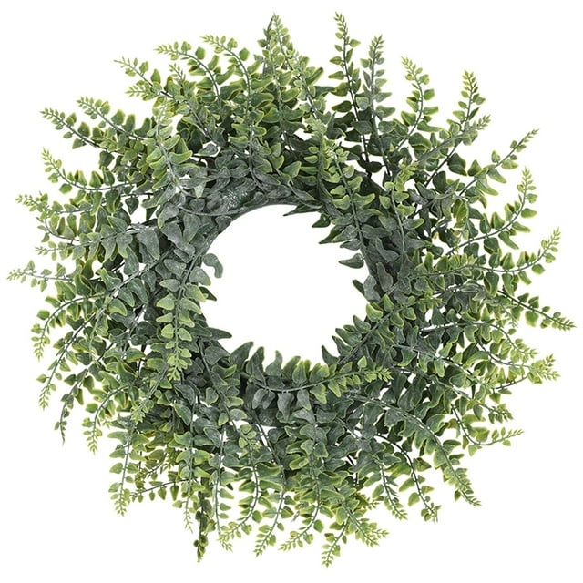 Coolmade Plastic Unlit Wreath, 14" (Green) - Walmart.com
