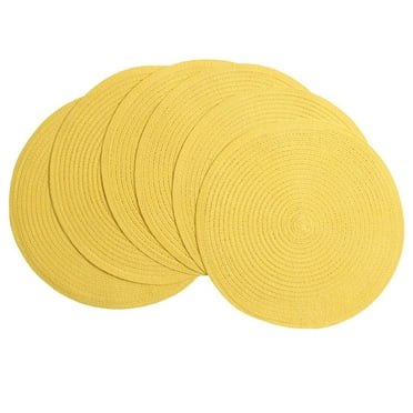 Coolmade Round Woven Placemats Set Of 6 Dining Tables - Walmart.com