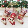 Coolmade 3D Plush Santa, Snowman, Reindeer Christmas Stockings, Multi ...