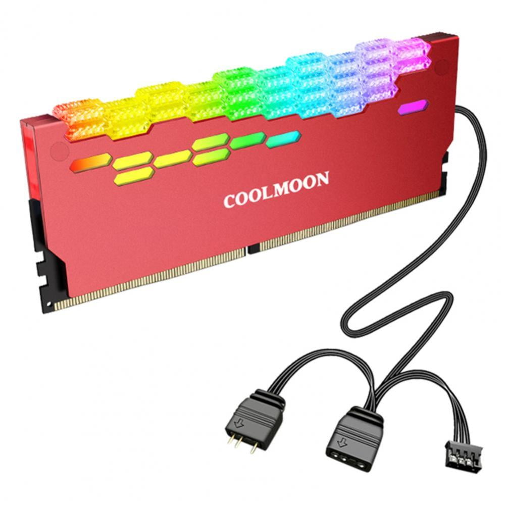 Coolmoon Ra-2 Ram Cooler High Efficiency 5V ARGB Memory Module Heat ...