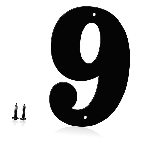 Coolnut 10 Inch Metal House Numbers, House Address Letters and Numbers ...