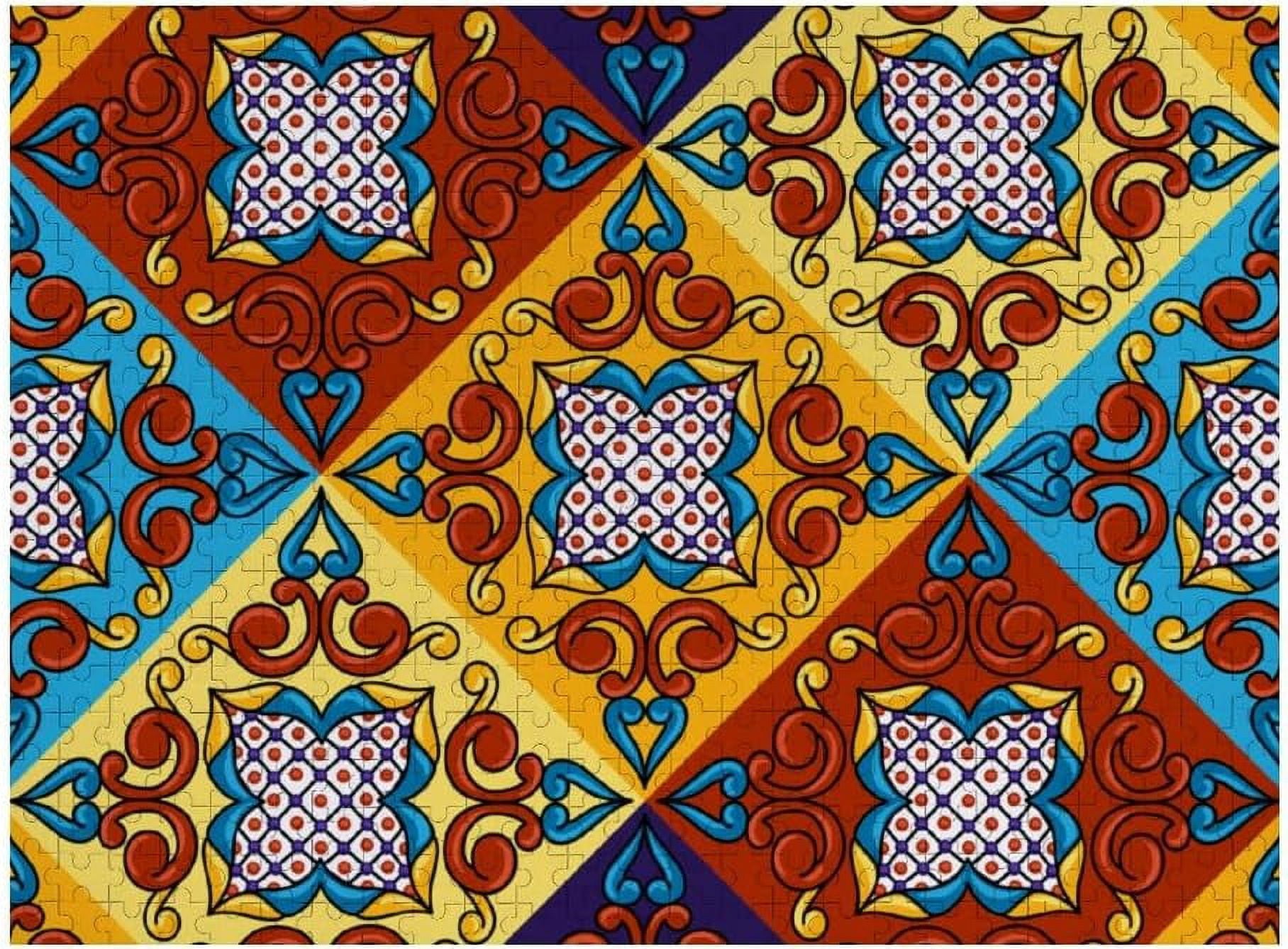 Coolnut 1000 Piece Jigsaw Puzzle for Kids Adults - Mexican Talavera ...