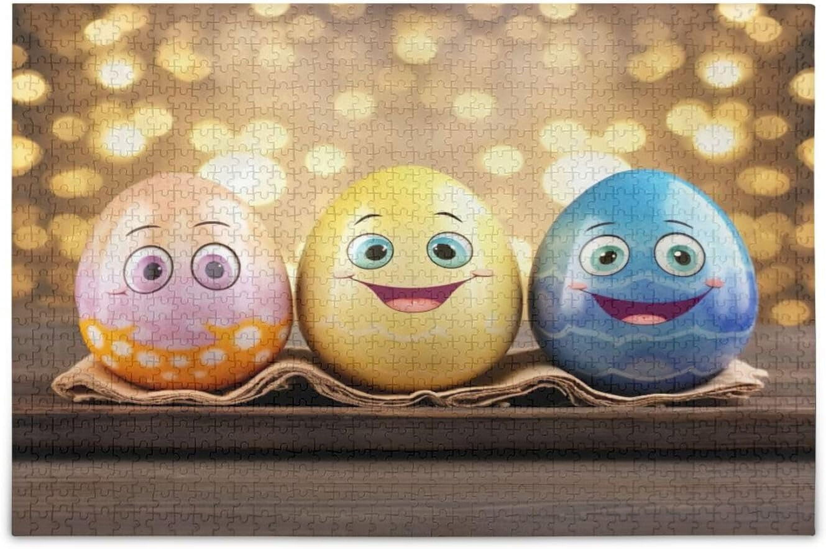 Coolnut 1000 Pieces Beautiful Easter Eggs Jigsaw Puzzle for Adults ...