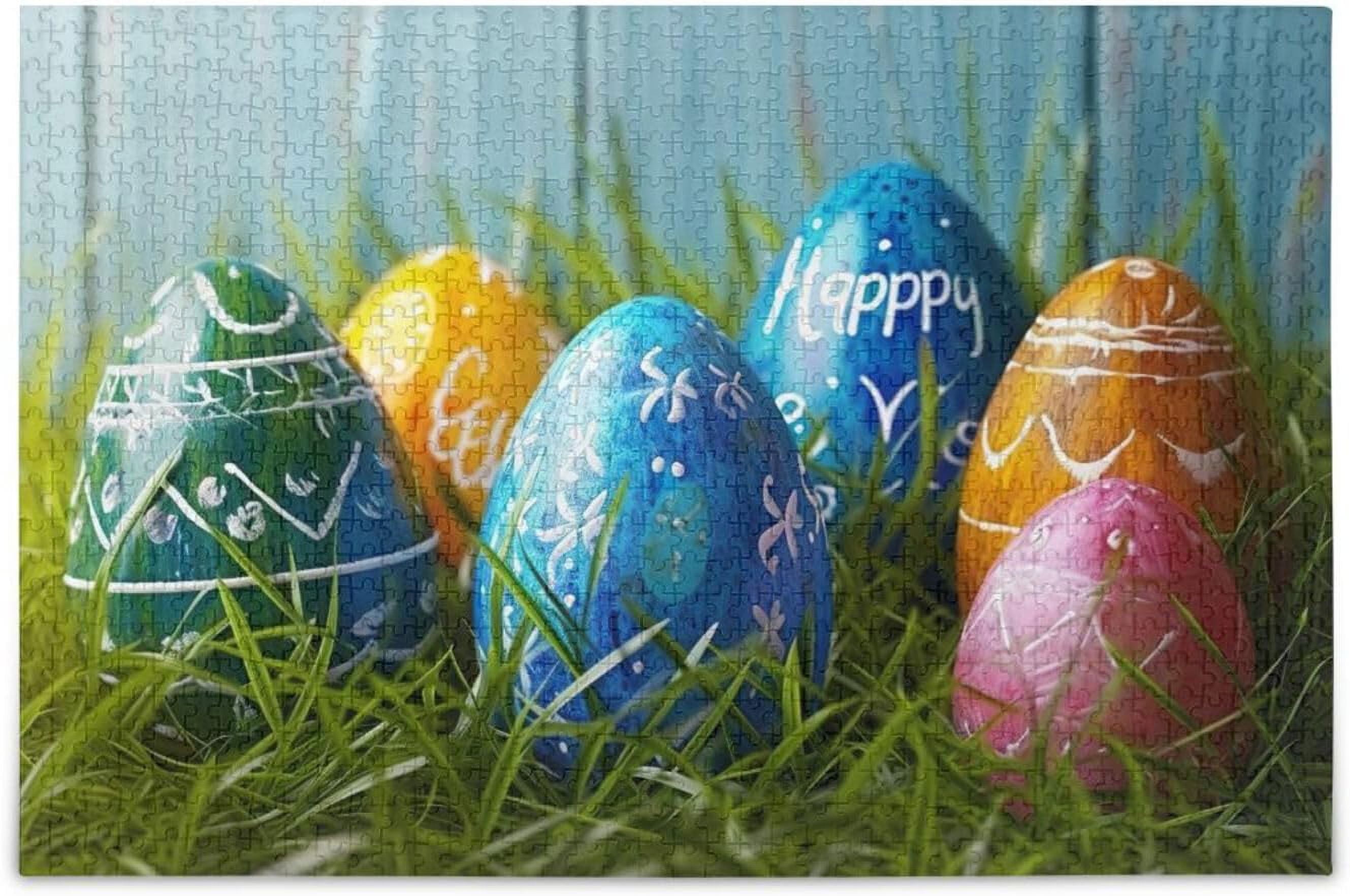 Coolnut 1000 Pieces Easter Eggs Jigsaw Puzzle for Adults Teens Kids ...