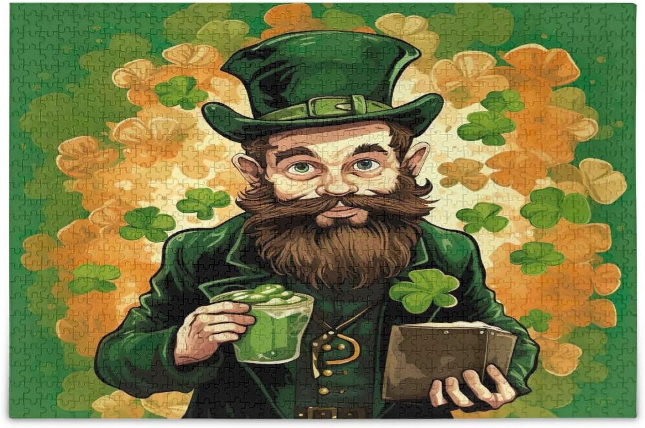 Coolnut 1000 Pieces Happy St. Patrick's Day Jigsaw Puzzle for Adults ...