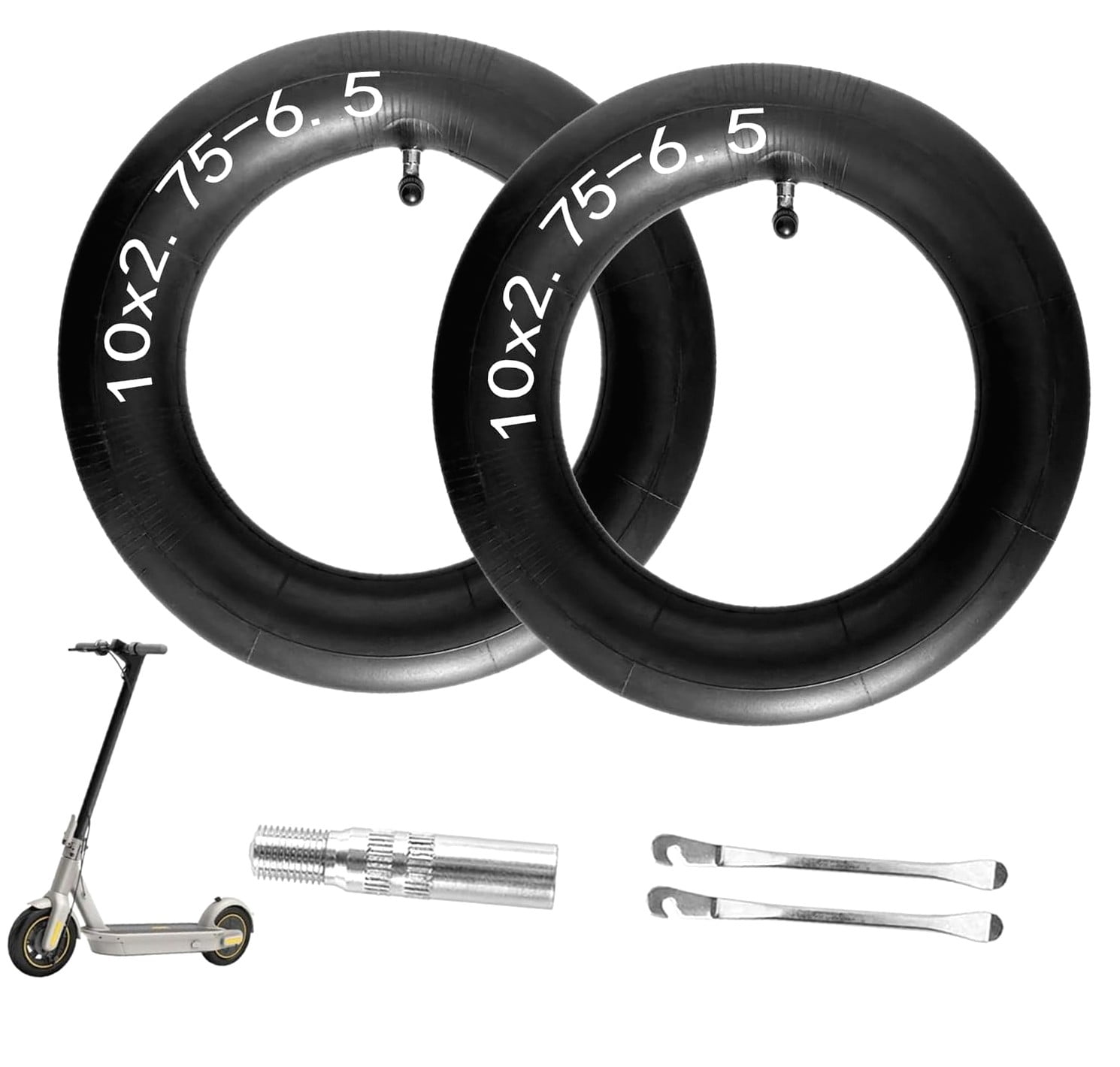 Coolnut 10x2.75-6.5 Tire Tube, 70/65-6.5 Inner Tube, 10 Inch Tires ...