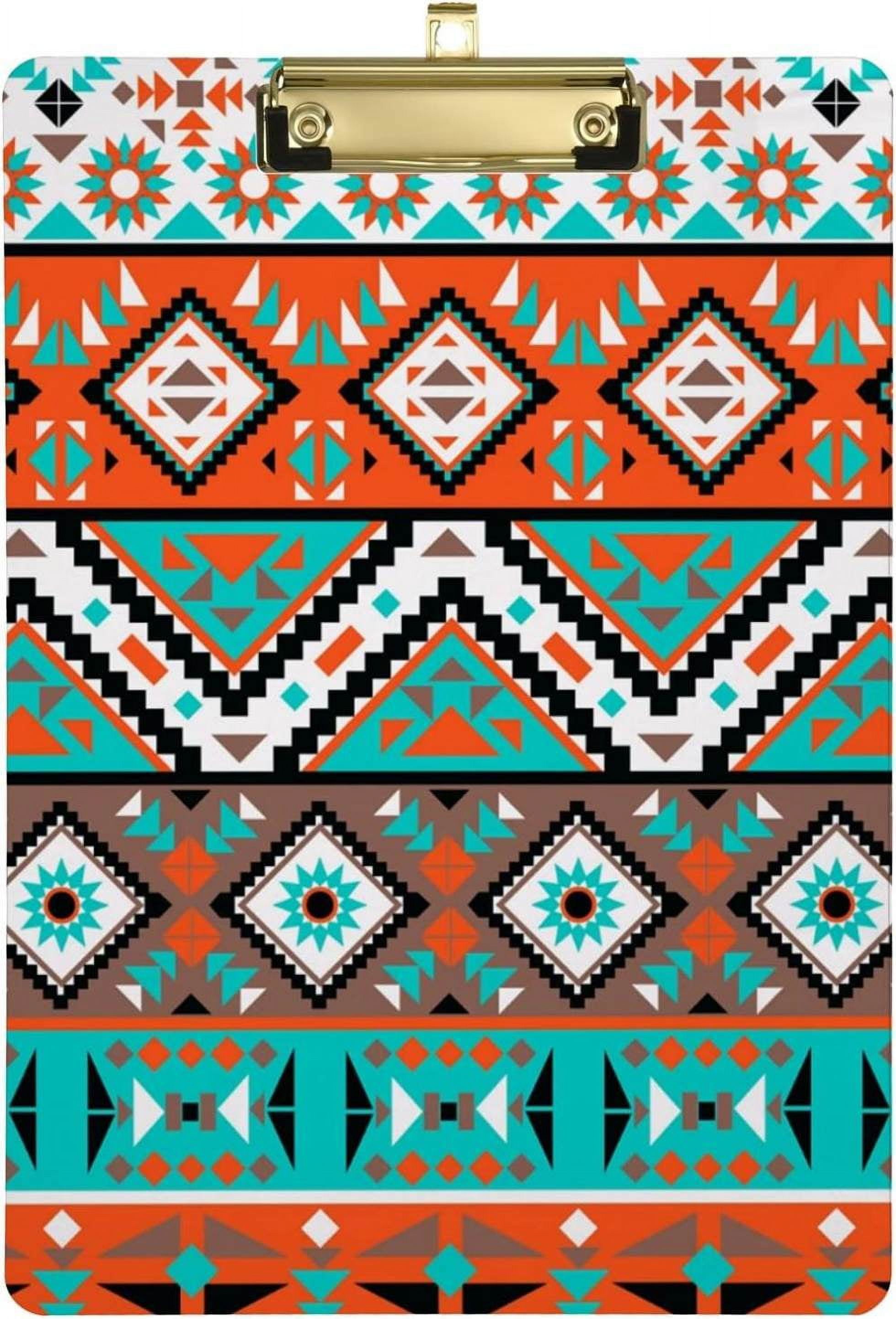 Coolnut 12"x9" Aztec Geometric Clipboard A4 Size Standard Size ...
