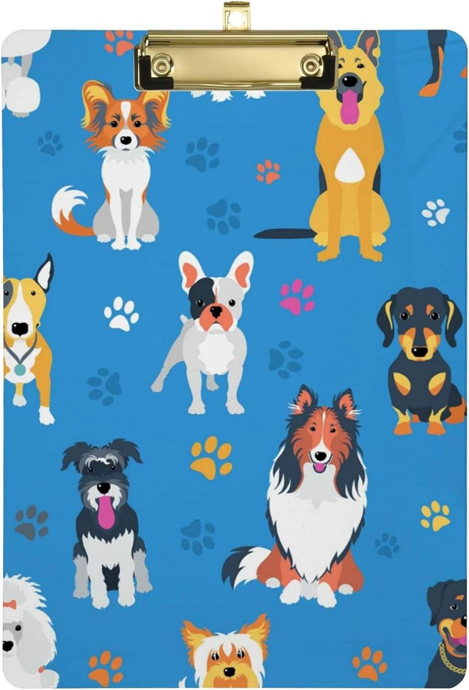Coolnut 12"x9" Dog Clipboard A4 Size Standard Size Clipboards ...