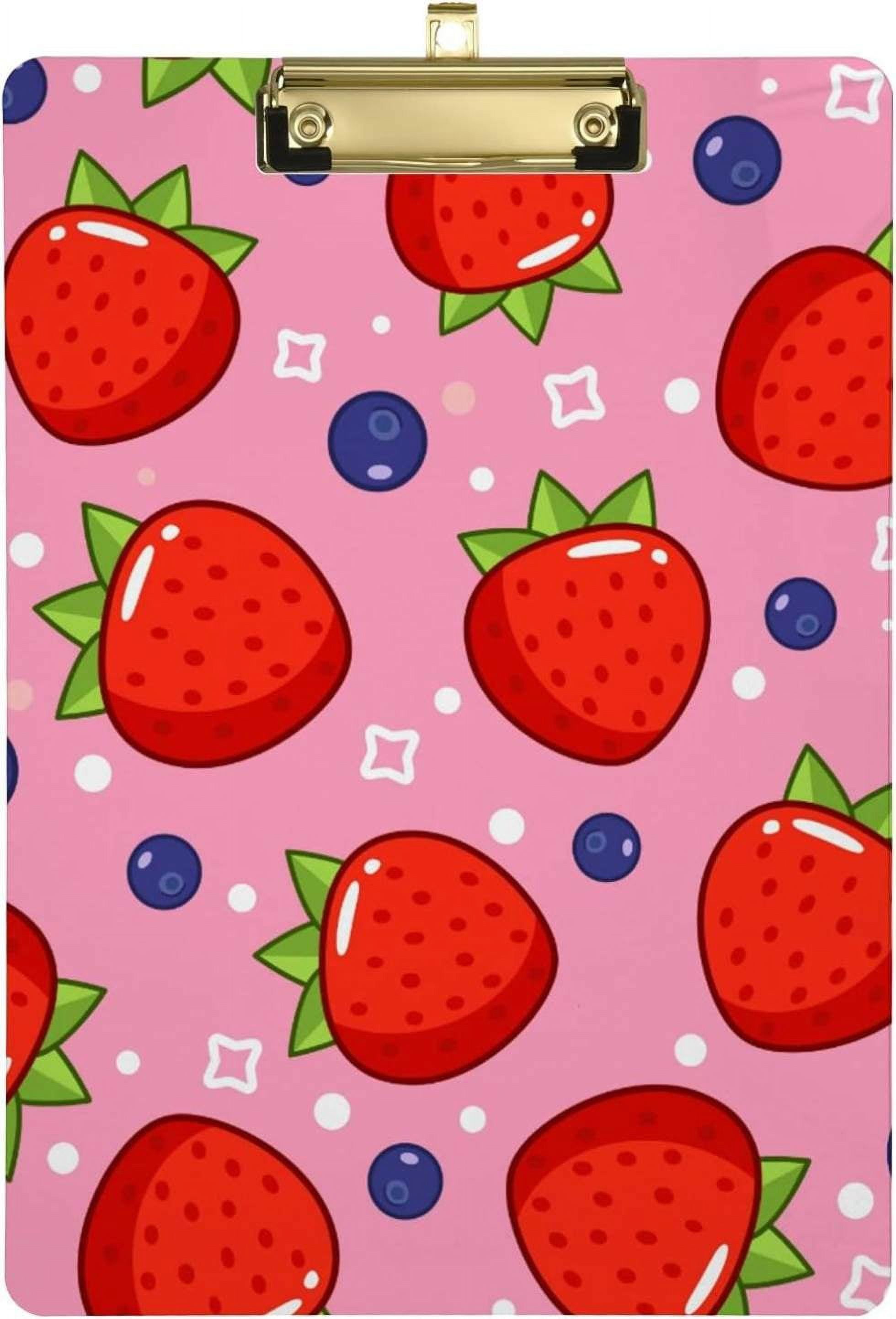 Coolnut 12"x9" Strawberry Clipboard A4 Size Standard Size Clipboards ...