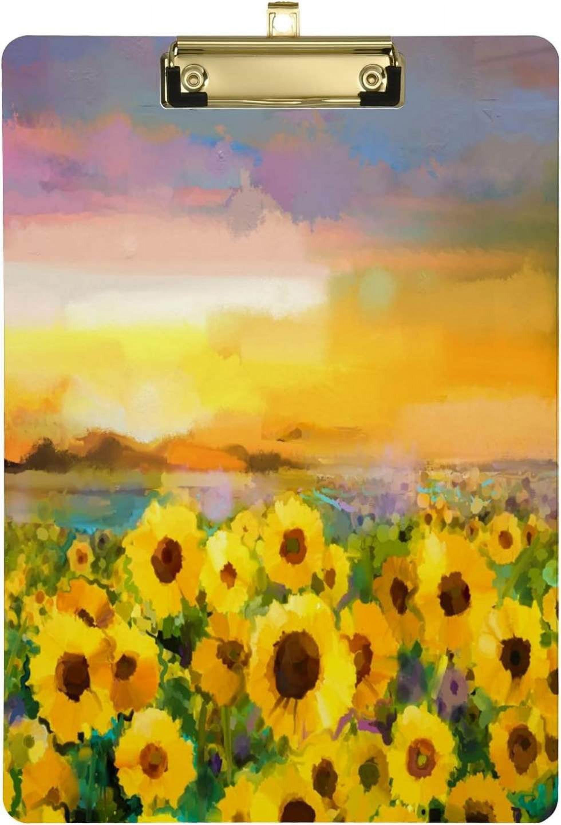 Coolnut 12"x9" Sunflower Clipboard A4 Size Standard Size Clipboards ...