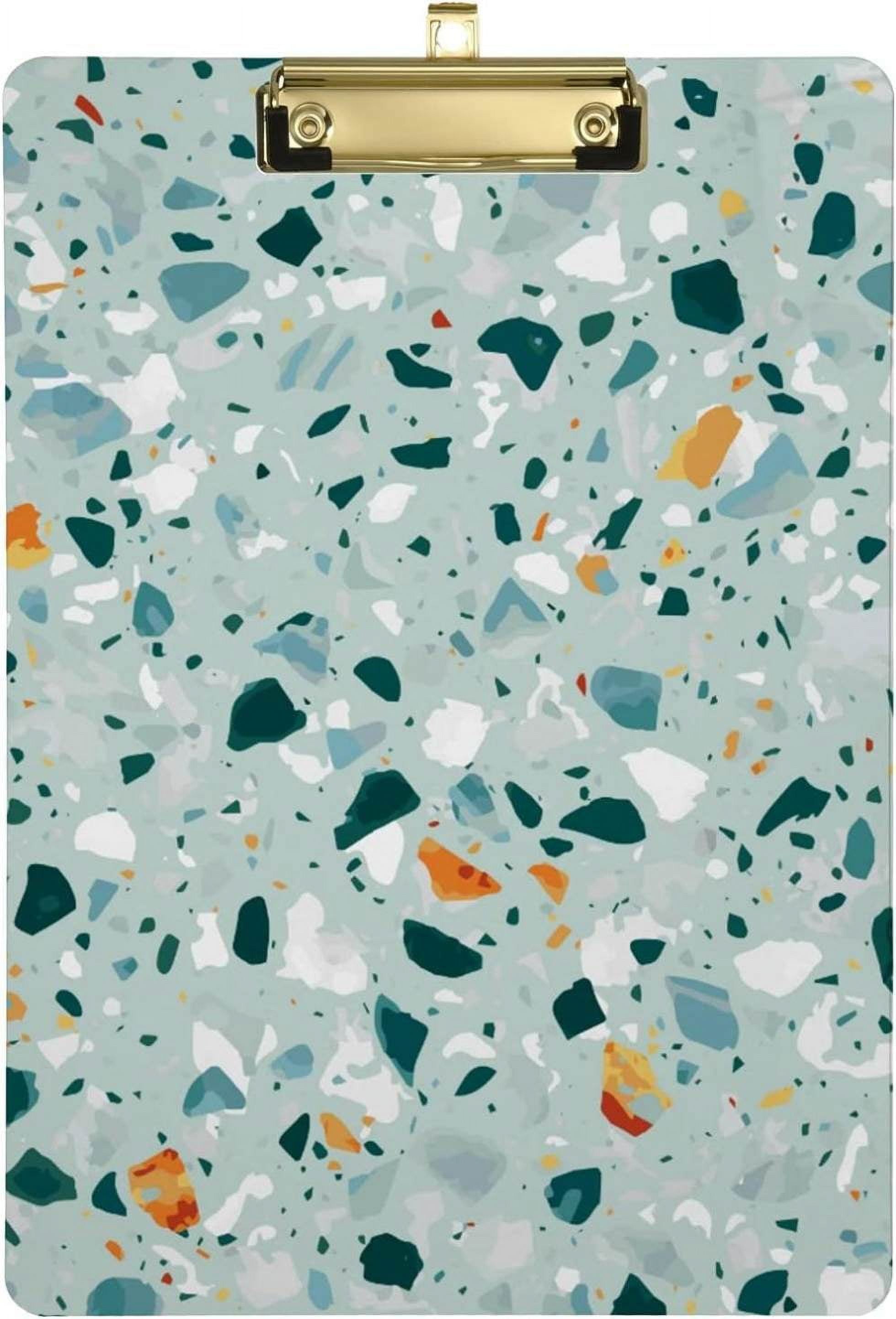 Coolnut 12"x9" Terrazzo Clipboard A4 Size Standard Size Clipboards ...