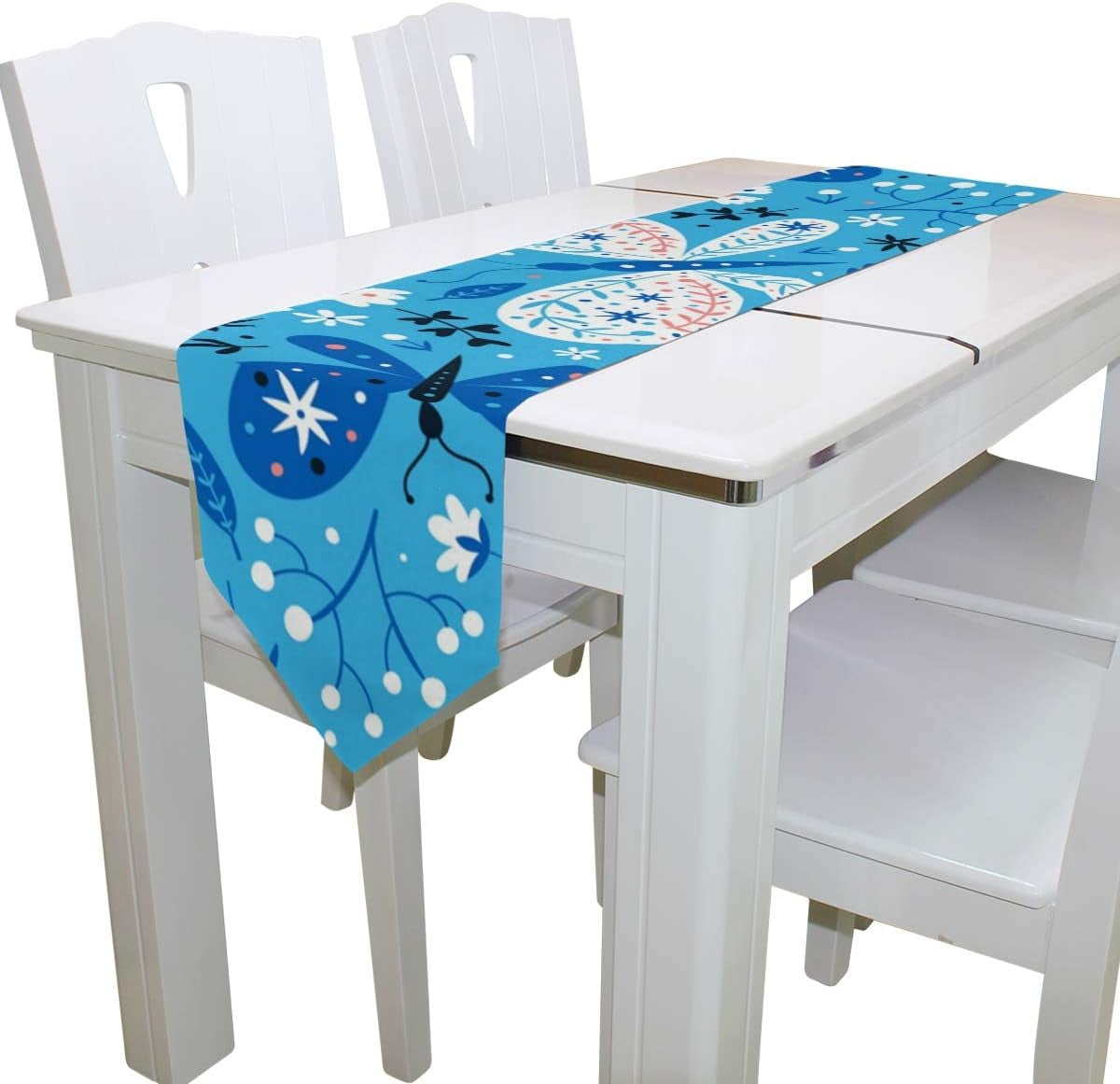 Coolnut 13"x70" Rectangle Colorful Butterflies and Flowers Printed ...
