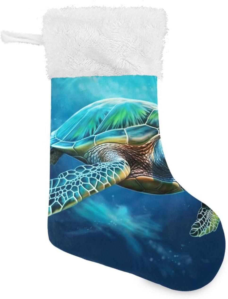 Coolnut 1PCS Sea Turtle Christmas Stockings Personalized 18”Large with ...