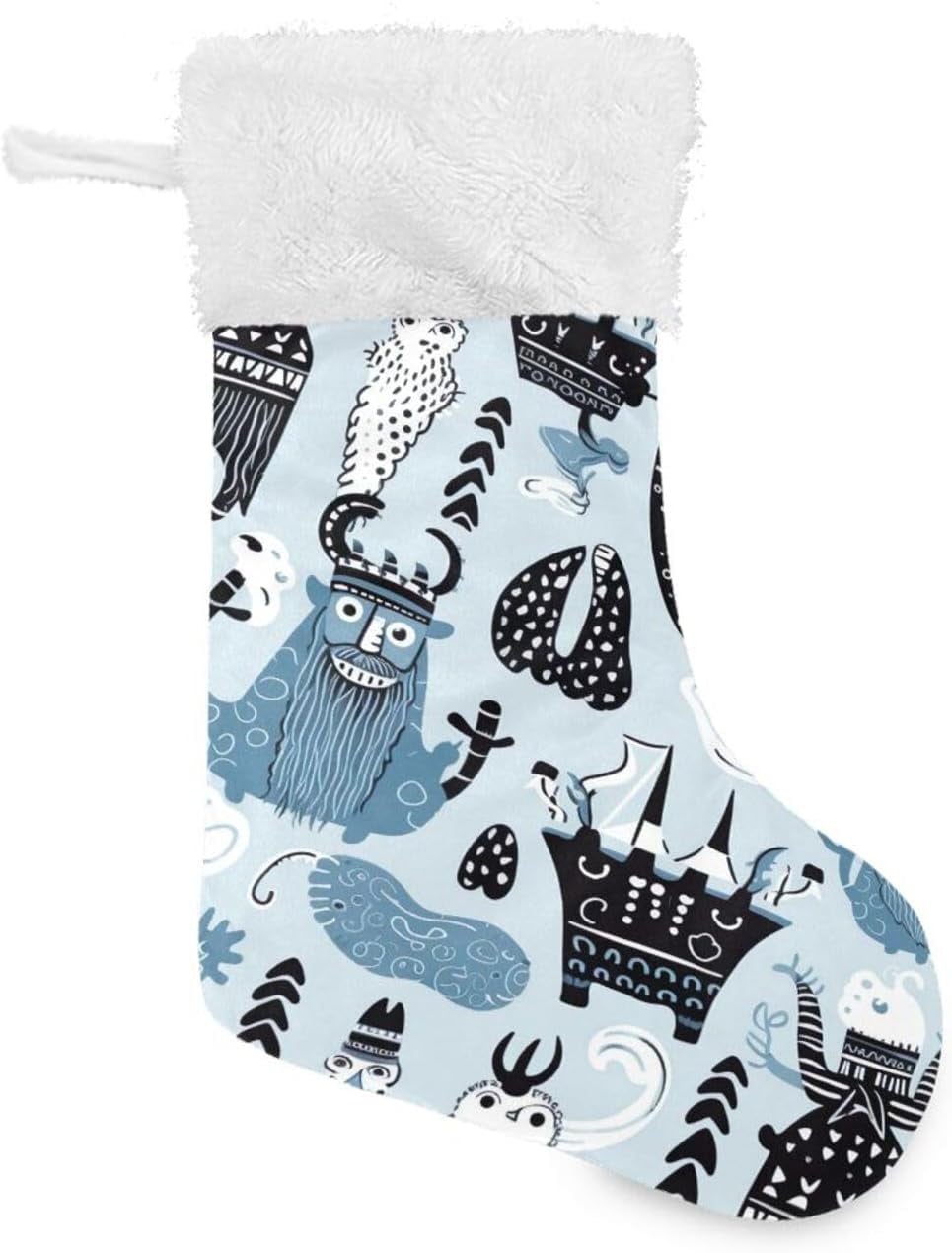 Coolnut 1PCS Vikings Ship Christmas Stockings Personalized 18”Large ...