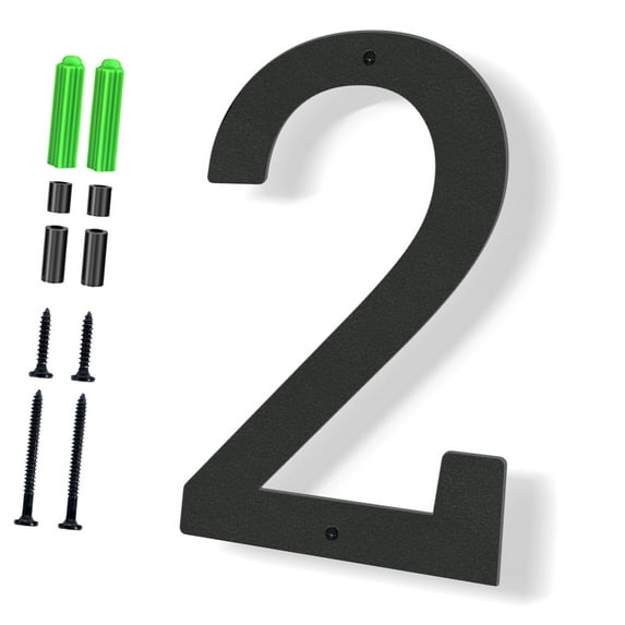 Coolnut 2" 3" 4" 5" 6" Steel House Numbers, Address numbers for house ...