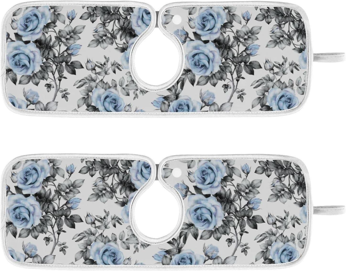 Coolnut 2 PCS Faucet Splash Catcher, 30"x5" Spring Flowers Microfiber ...