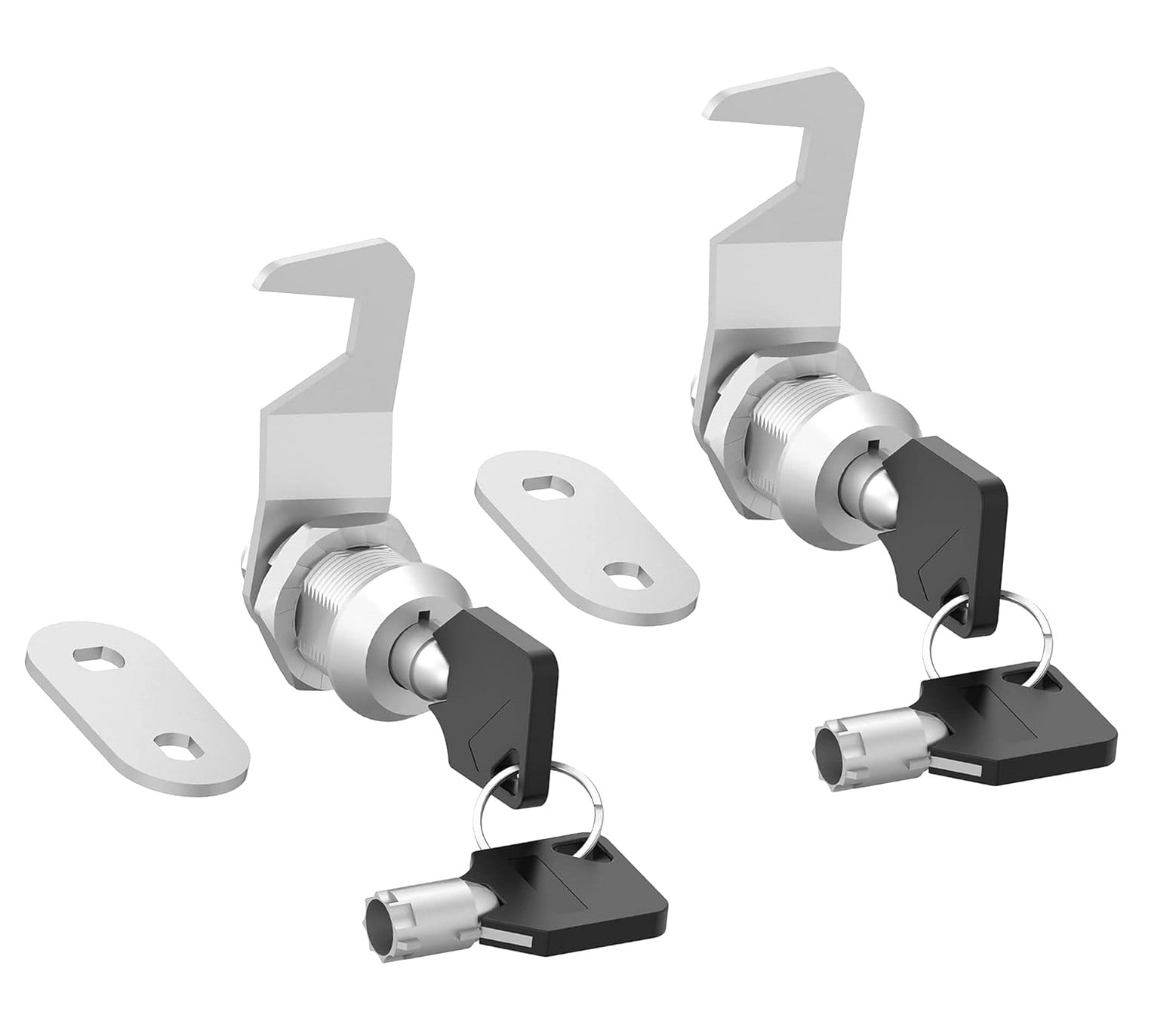 Coolnut 2 Pack Box Locks, Cam, Tubular Cam Lock 5/8" Keyed Alike ...