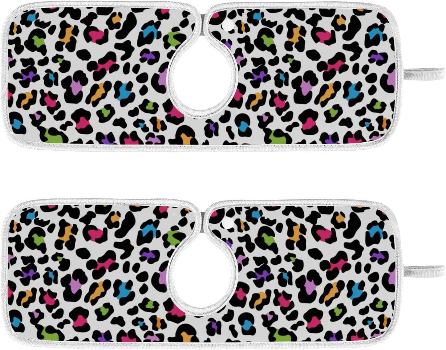 Coolnut 2 Pack Faucet Mat Splash Guard for Kitchen Sink, Colorful ...